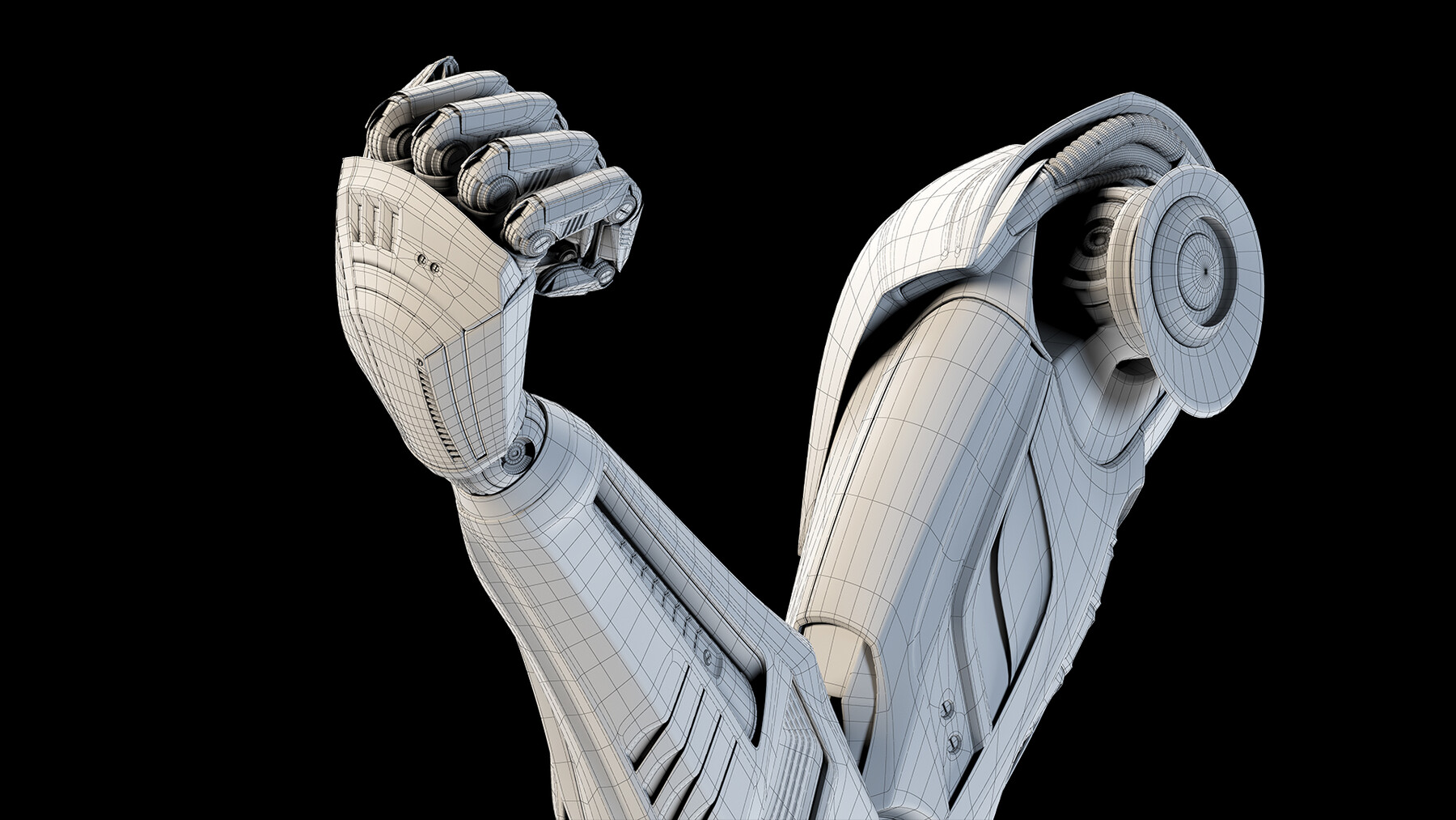 ArtStation - ROBOT MECH ARM - RIGGED 3D model | Resources