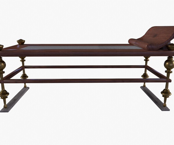ArtStation - Roman couch - lectus tricliniaris | Game Assets