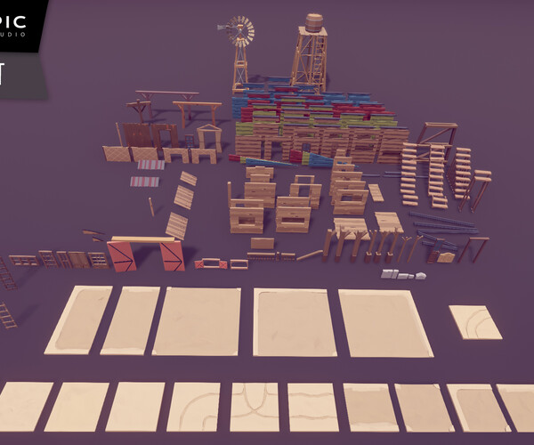 ArtStation - Polygon - Wild West (Unity, UE4) | Game Assets