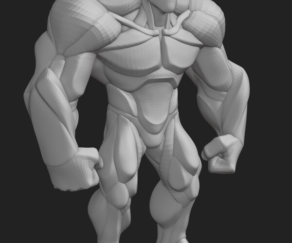 ArtStation - Super Hero Anatomy Blockout V2 | Resources