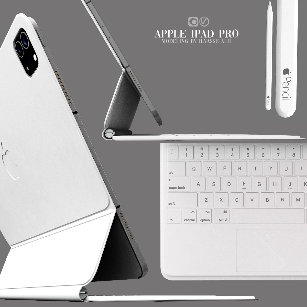 ArtStation - apple ipad pro 3D model | Resources