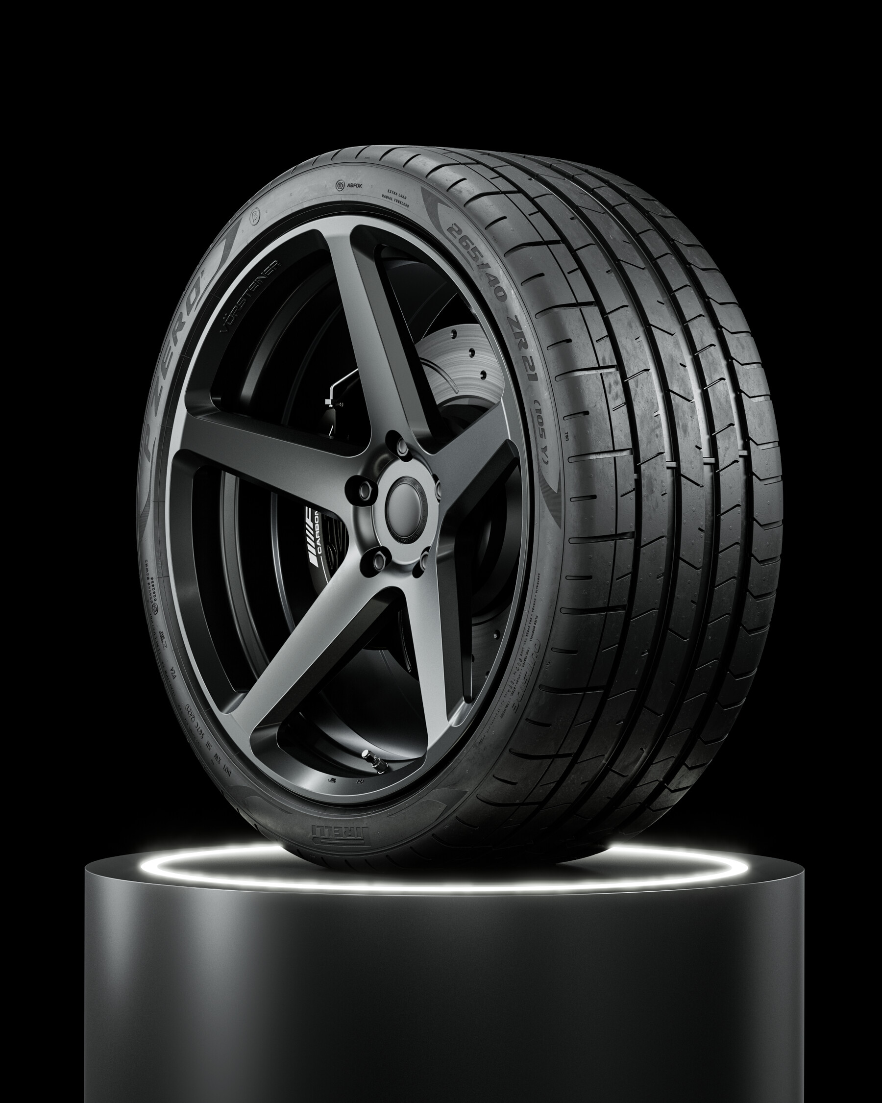 ArtStation - Pirelli P ZERO™ (PZ4) • 265/40 ZR21 (105Y) (Real World ...