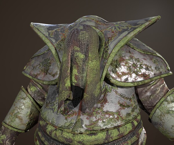ArtStation - Swamp Guardian Low-poly 3D model | Game Assets