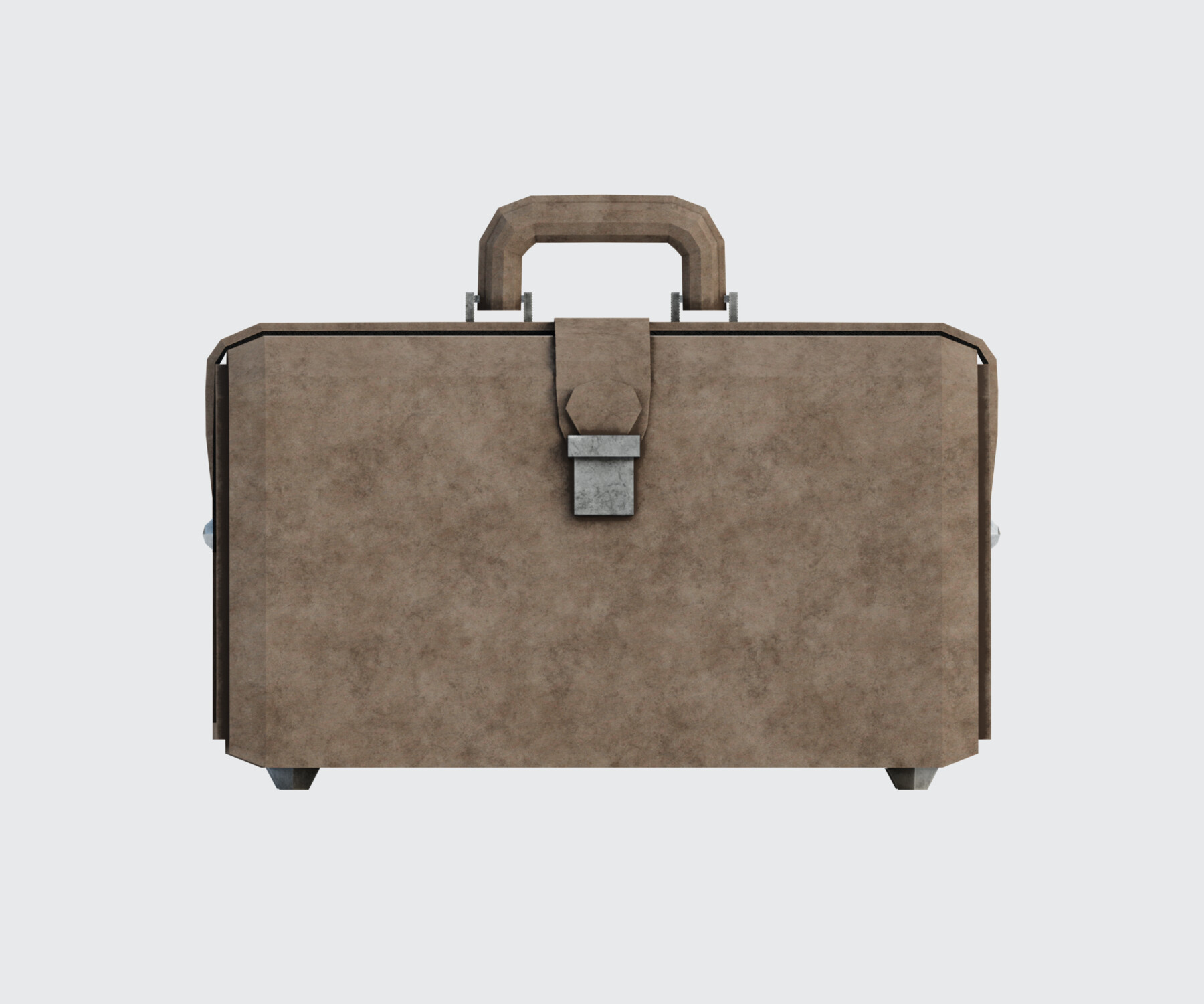 ArtStation - Brown leather bag | Game Assets