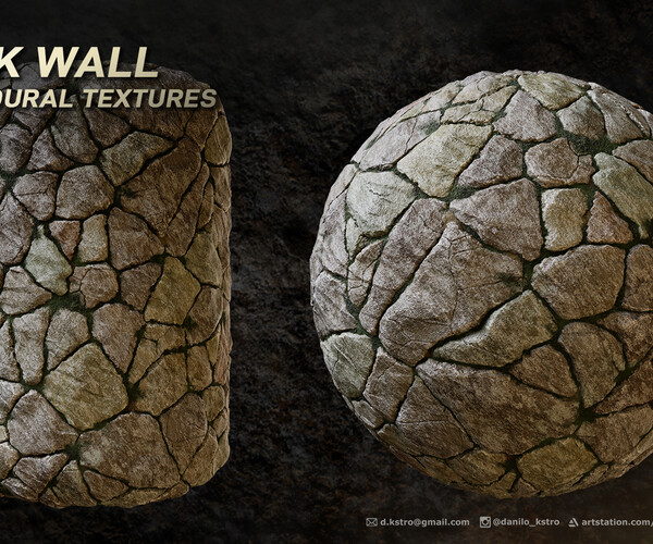 ArtStation - Rock Wall - Procedural Texture | Resources