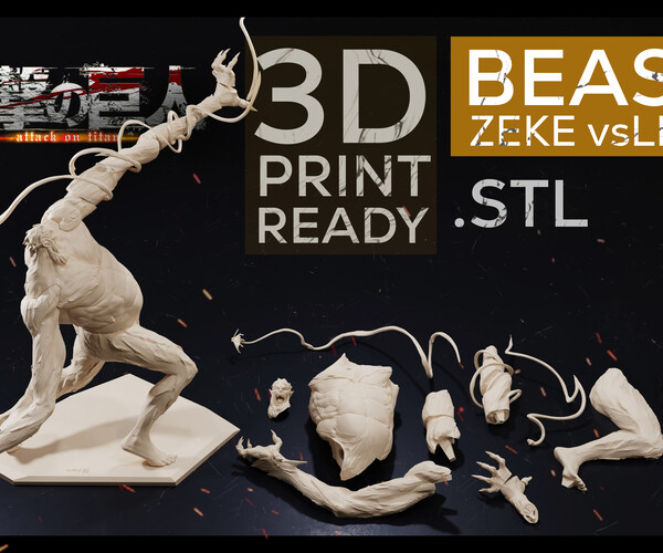 ArtStation - Beast Titan STL for 3D Print | Resources
