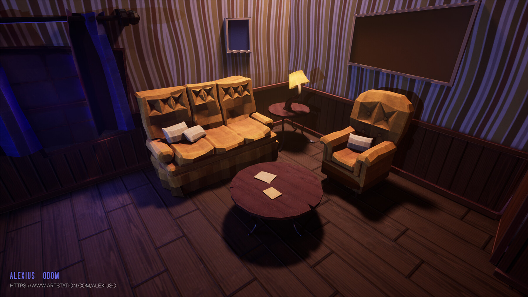 ArtStation - Haunted Motel Asset Pack | Low Poly | Game Assets