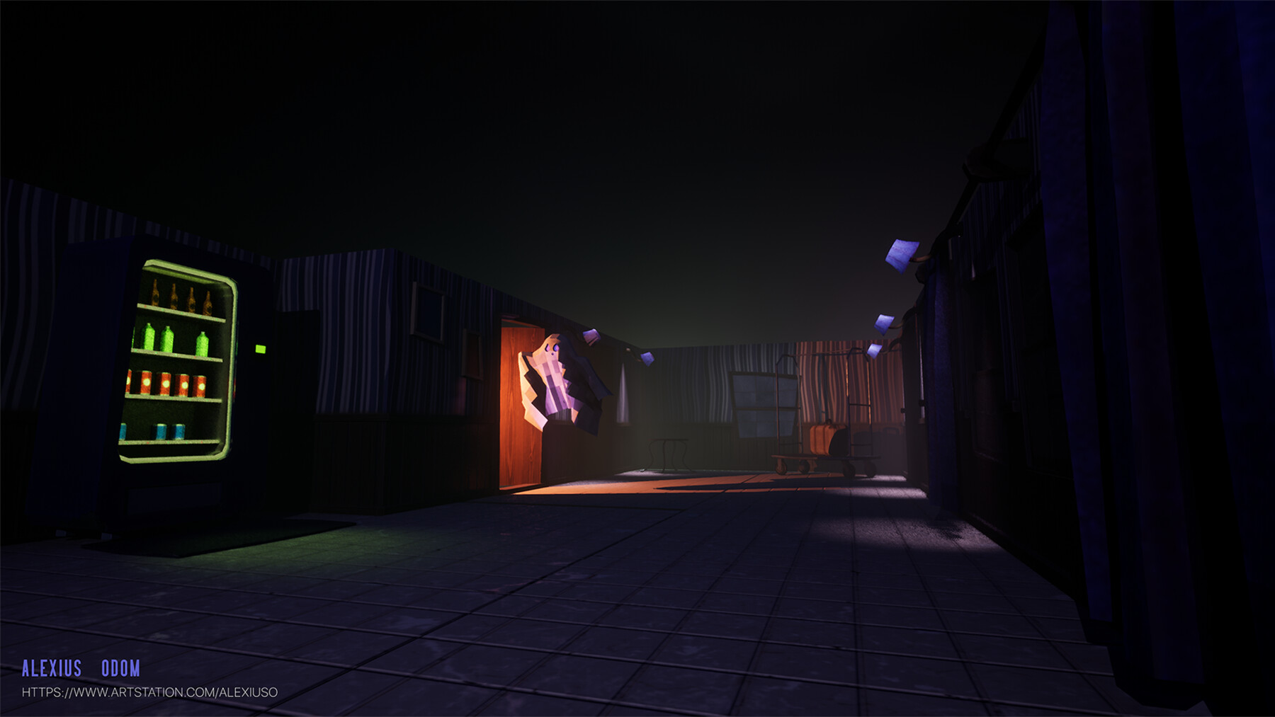 ArtStation - Haunted Motel Asset Pack | Low Poly | Game Assets