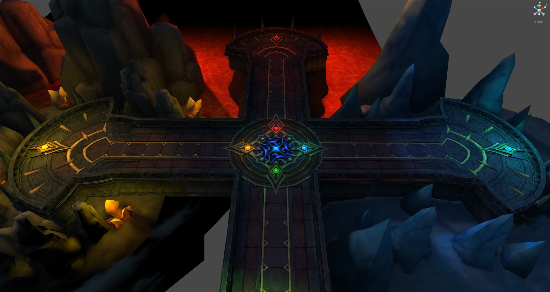 ArtStation - Fantasy Chess RPG Environment - Dungeon of Elements | Game ...