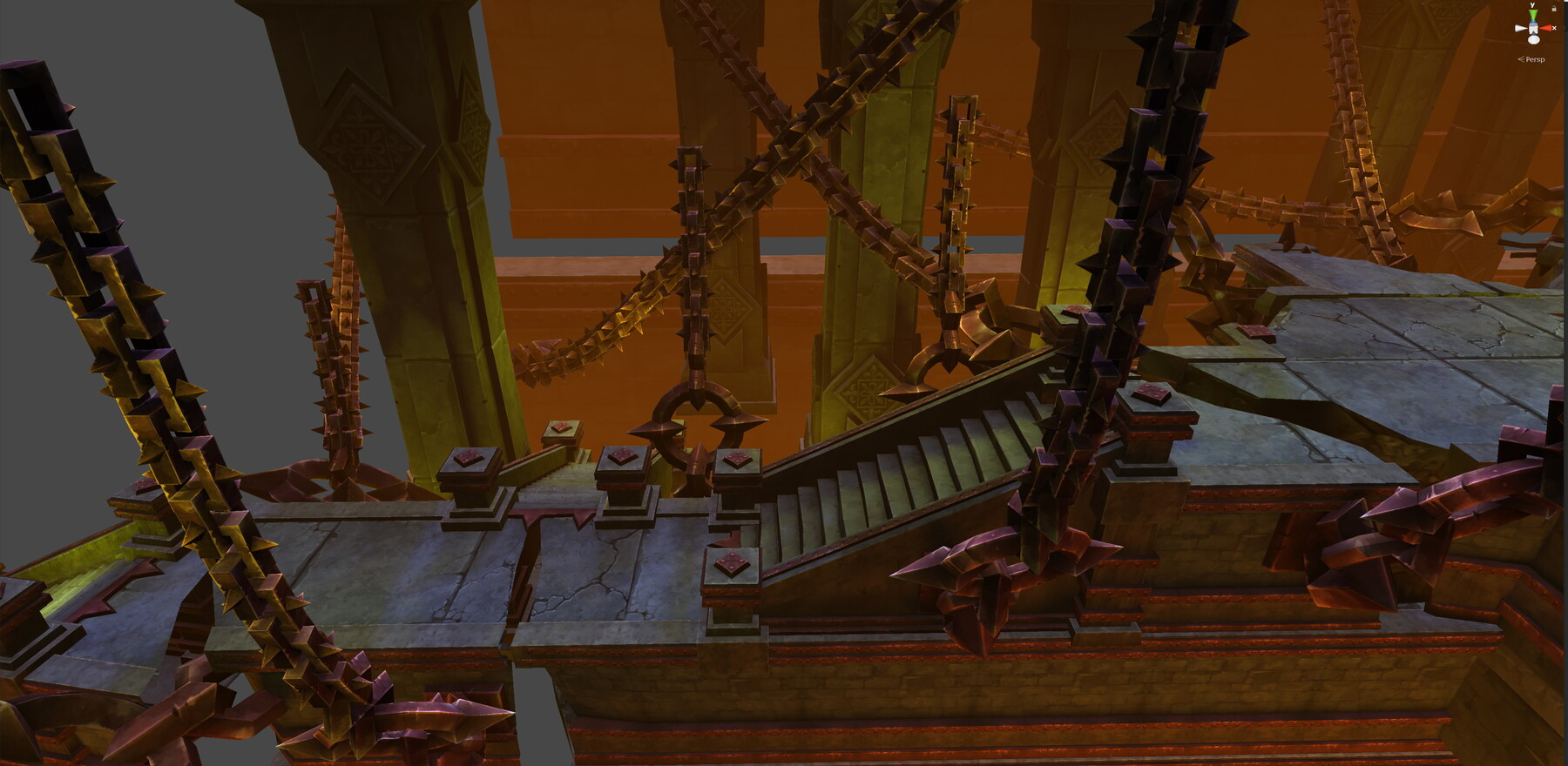 ArtStation - Fantasy Chess RPG Environment - Dungeon2 | Game Assets