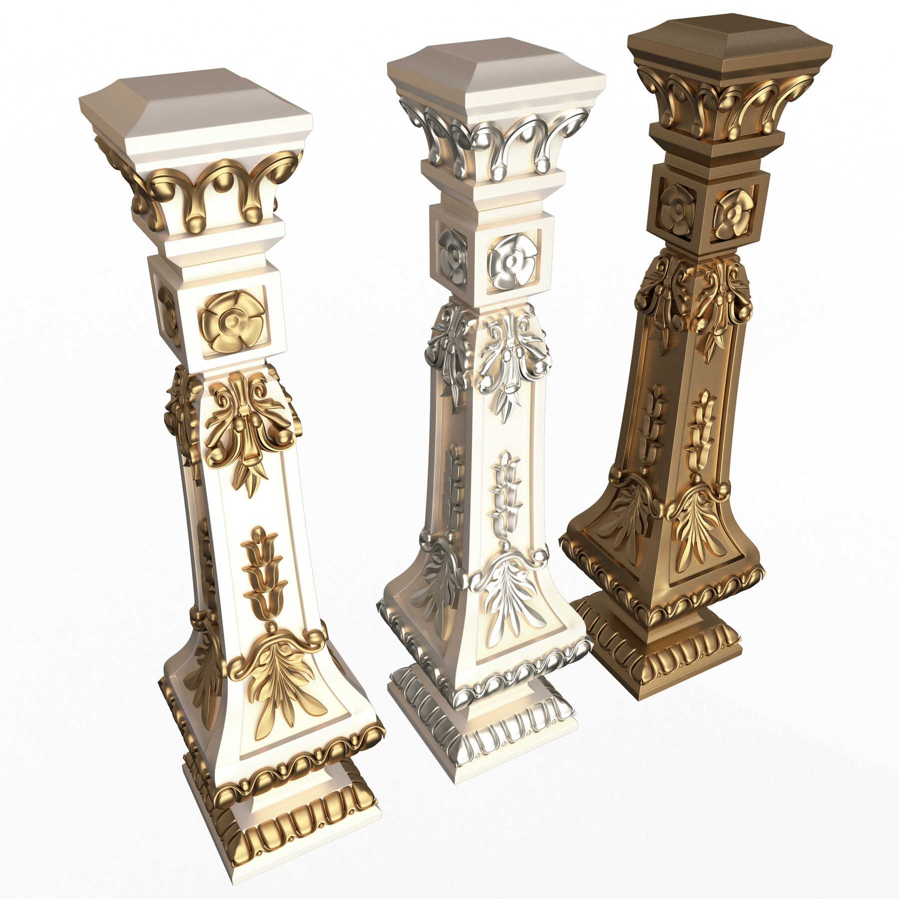 ArtStation - Classic Baluster 07 | Resources