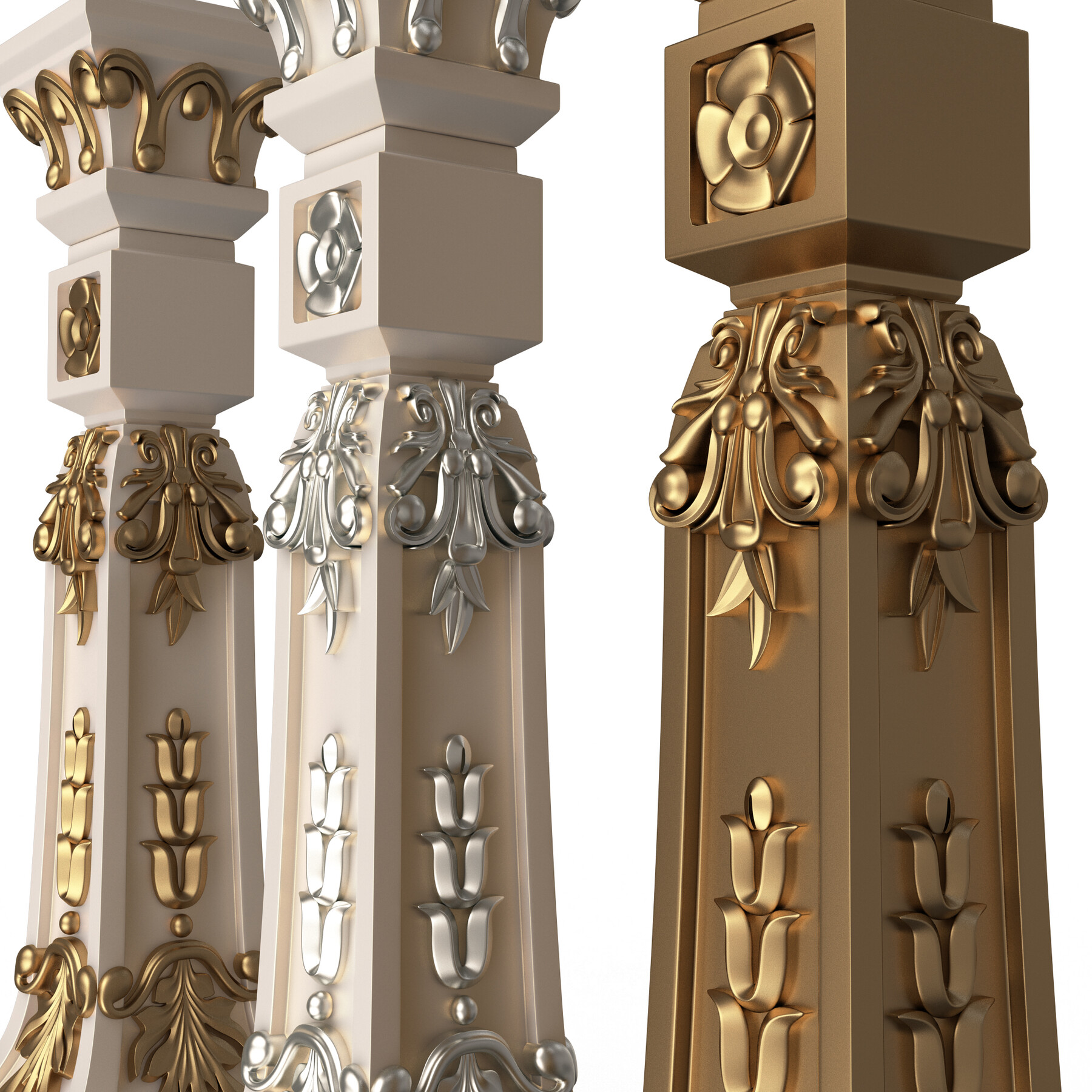 ArtStation - Classic Baluster 07 | Resources