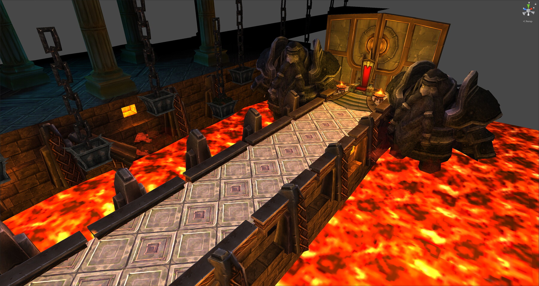 ArtStation - Fantasy Chess RPG Environment - Dwarf Throne | Game Assets