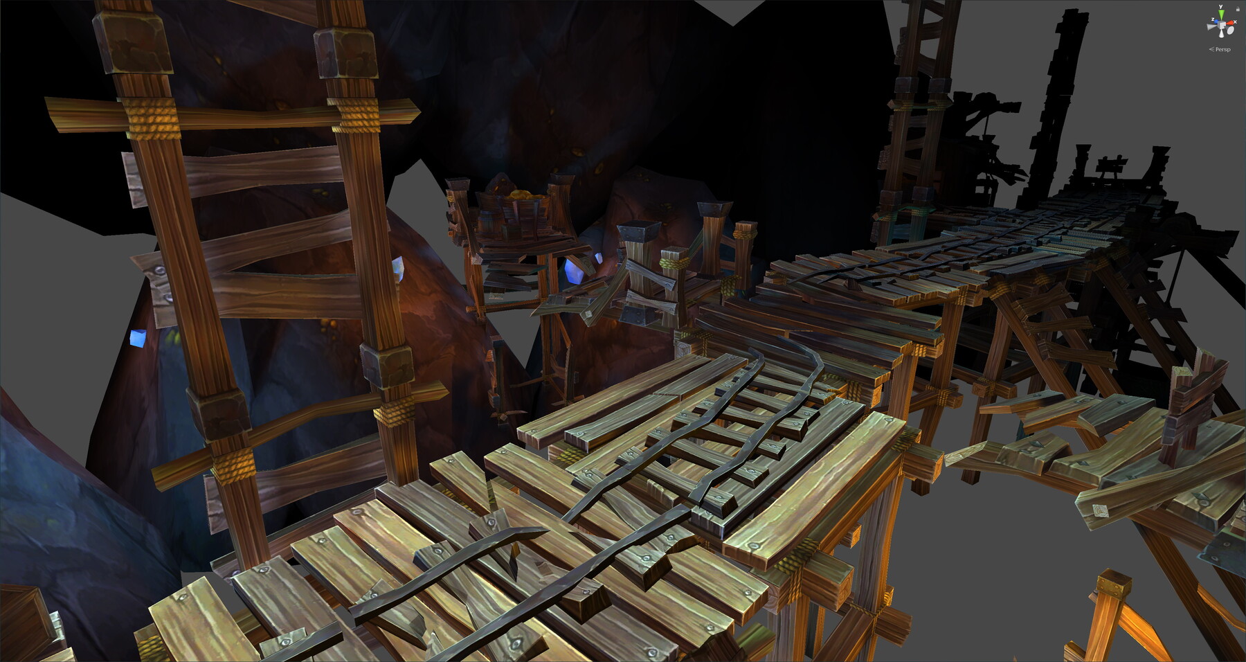 ArtStation - Fantasy Chess RPG Environment - Mining Dungeon | Game Assets