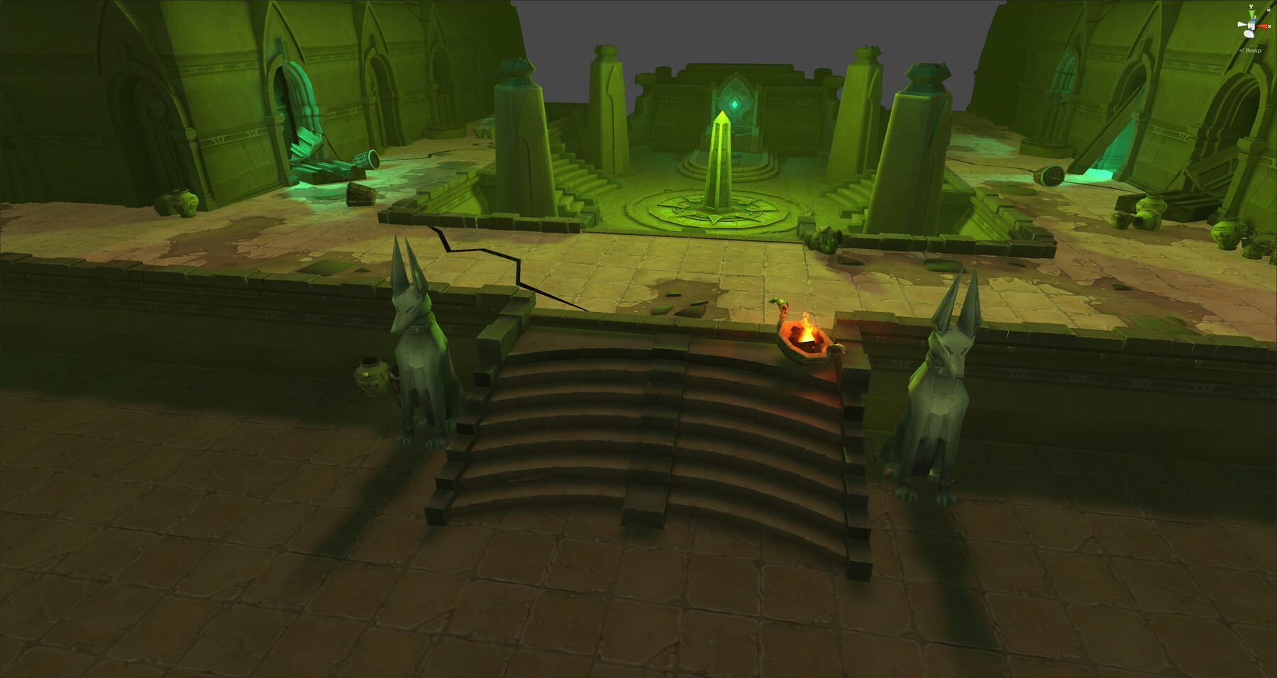 ArtStation - Fantasy Chess RPG Environment - Pyramid Dungeon | Game Assets