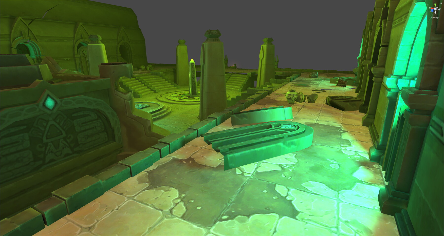 ArtStation - Fantasy Chess RPG Environment - Pyramid Dungeon | Game Assets