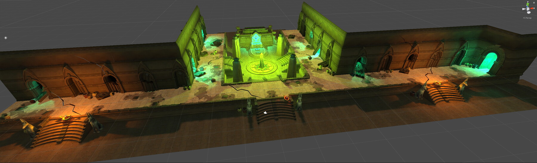 ArtStation - Fantasy Chess RPG Environment - Pyramid Dungeon | Game Assets