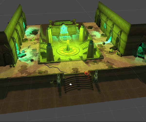 ArtStation - Fantasy Chess RPG Environment - Pyramid Dungeon | Game Assets