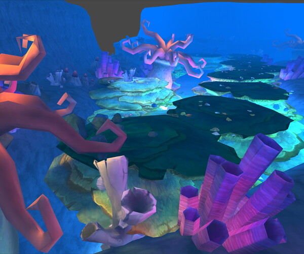 ArtStation - Fantasy Chess RPG Environment - Underwater | Game Assets