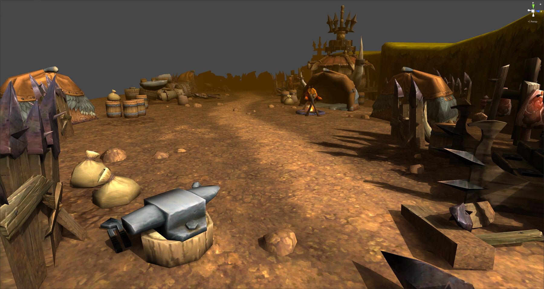 ArtStation - Fantasy Chess RPG Environment - War Camp | Game Assets