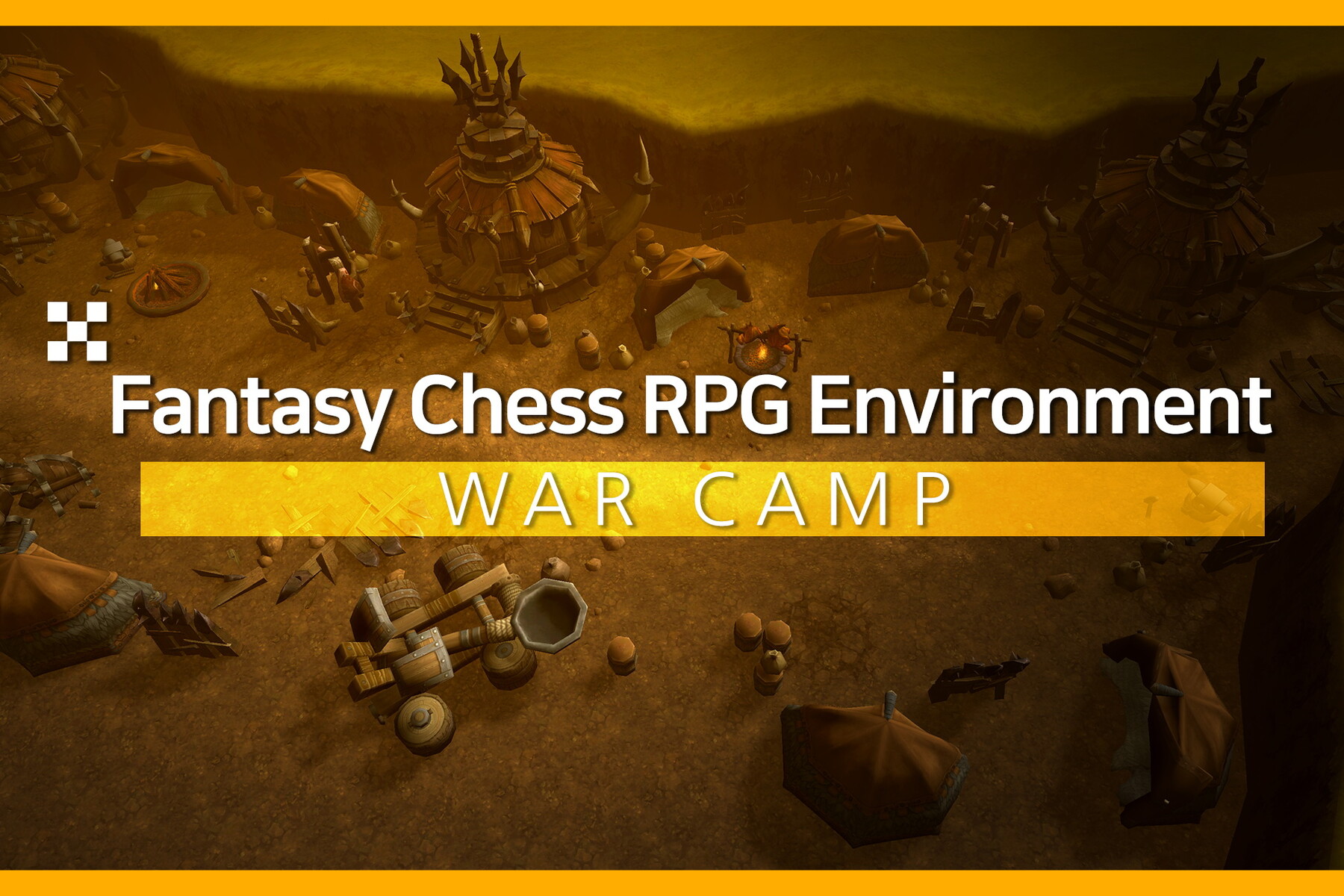 ArtStation - Fantasy Chess RPG Environment - War Camp | Game Assets