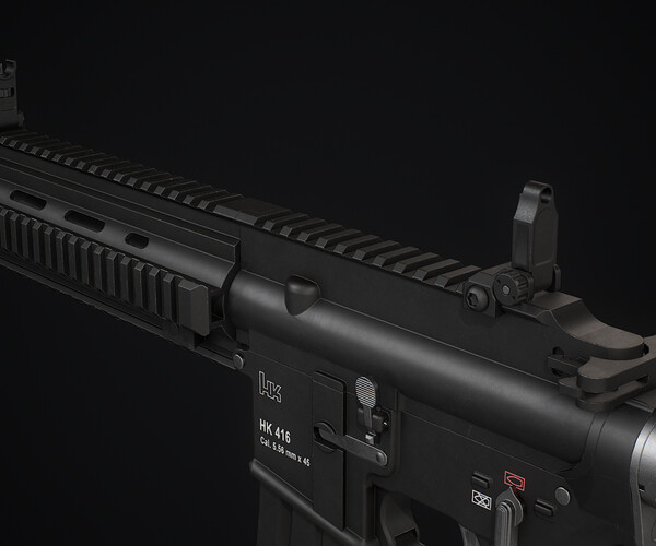 ArtStation - HK416 Modular | Game Assets