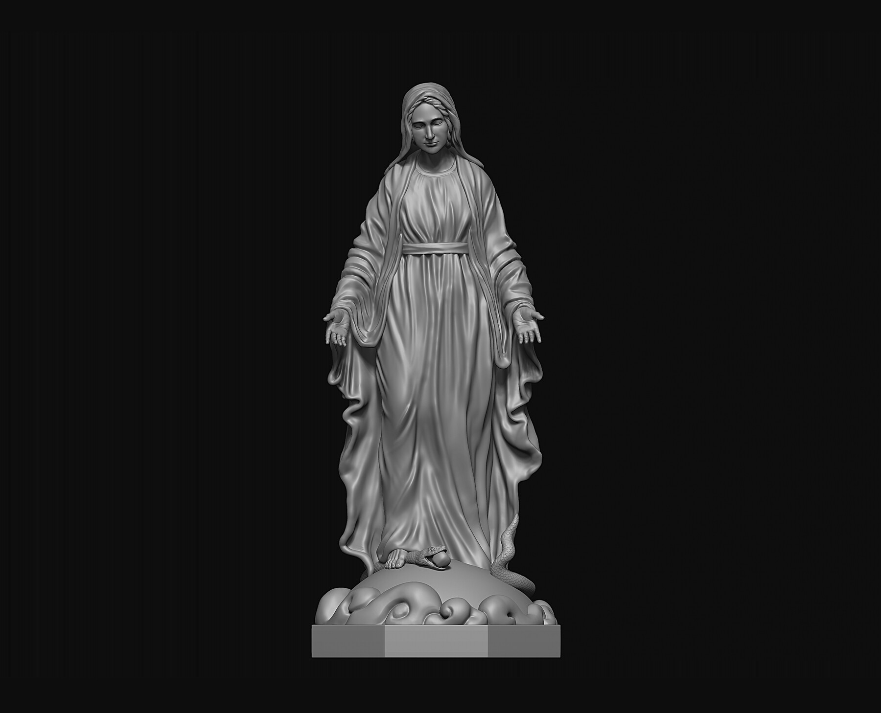 ArtStation - Saint Virgin Mary 3D print | Resources