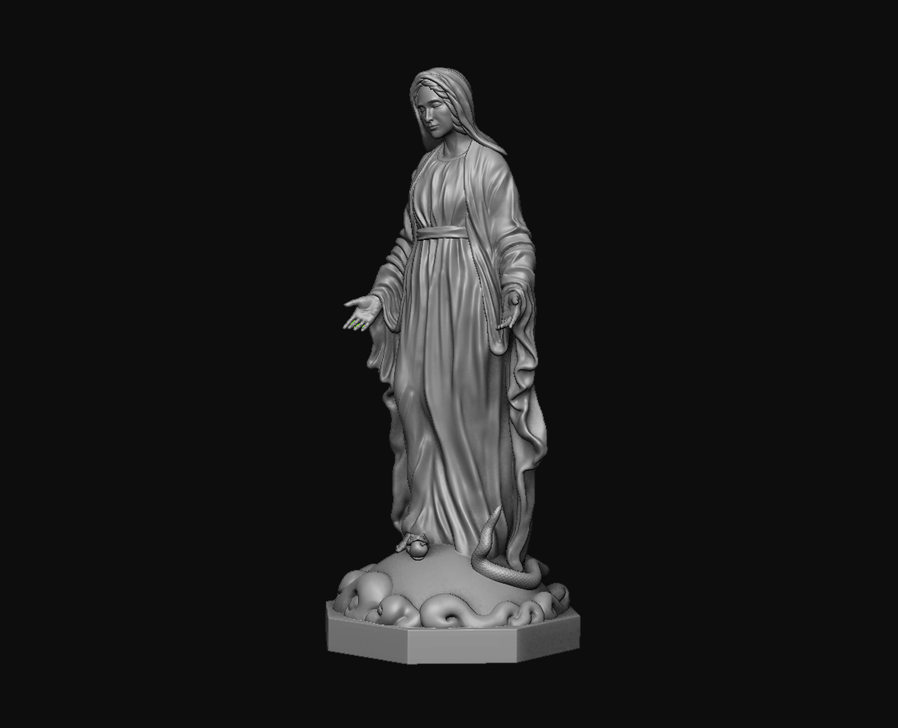ArtStation - Saint Virgin Mary 3D print | Resources