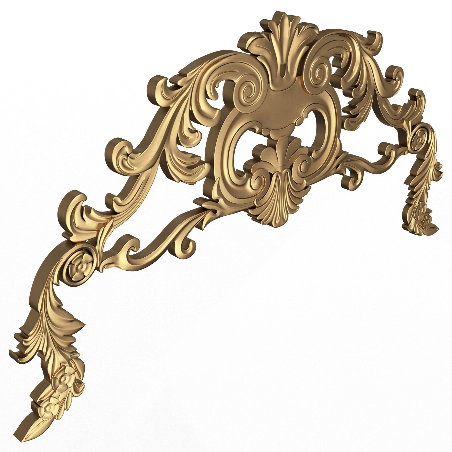 ArtStation - Carved Plaster Molding Decoration 08 | Resources