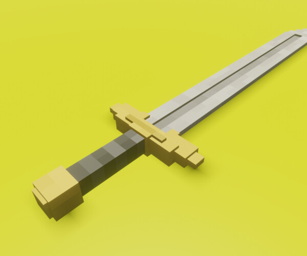 ArtStation - Voxel Steel Swords | Game Assets