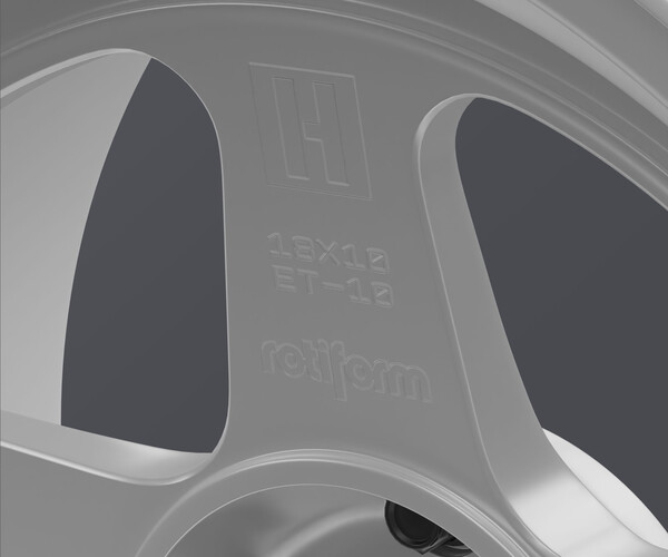 ArtStation - Rotiform ROC-H Hoonigan Rim/Wheel 3D Model | Resources