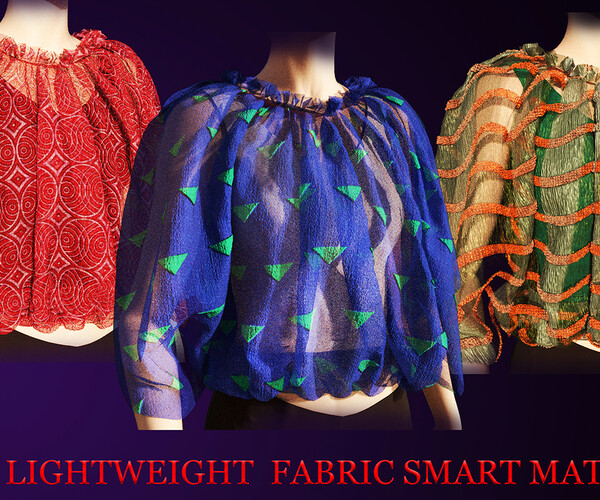 ArtStation - 46 THIN AND LIGHTWEIGHT FABRIC SMART MATERIALS_SILK FABRIC ...