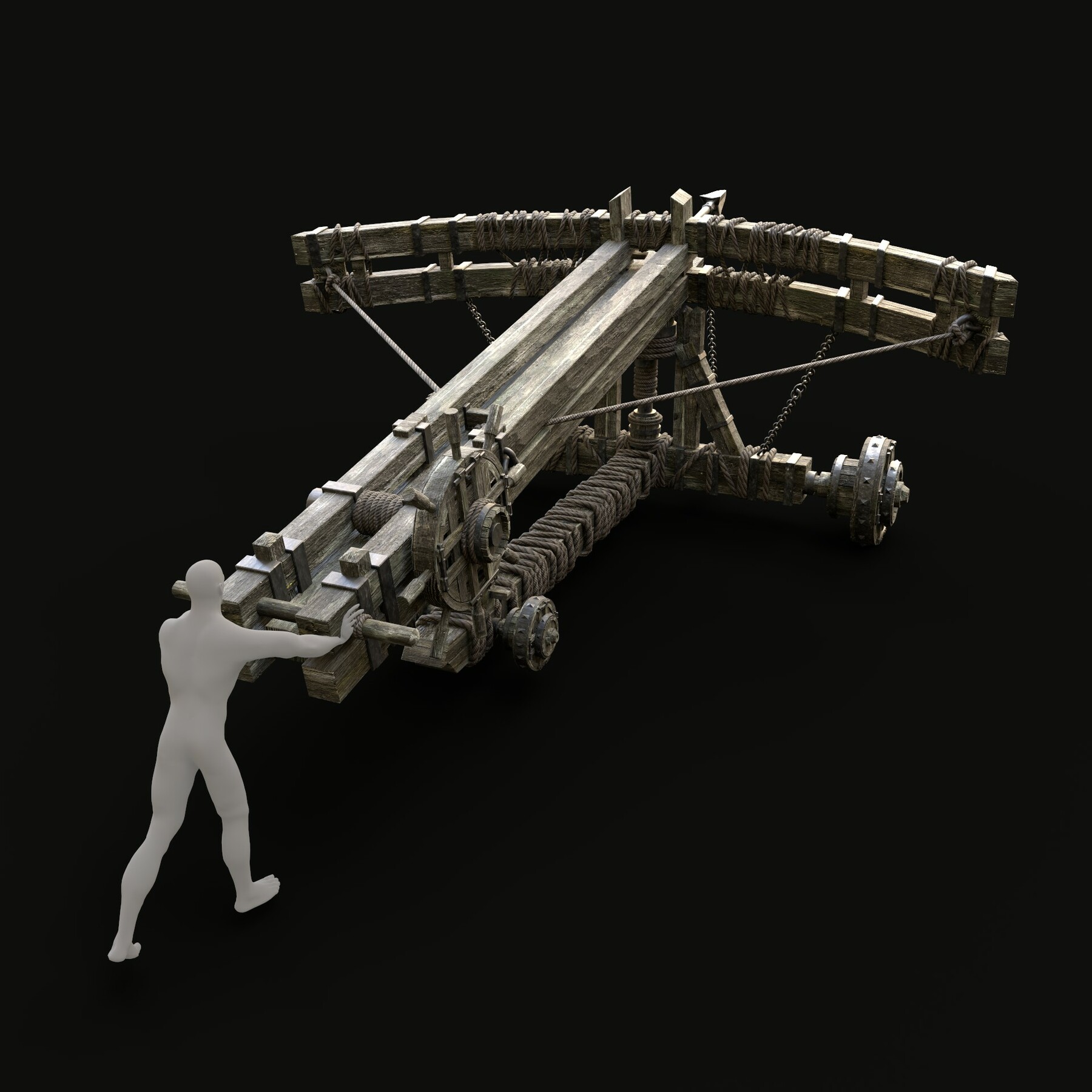 ArtStation - WAR MACHINE BALLISTA MEDIEVAL SIEGE WAR BATTLE WEAPON ...