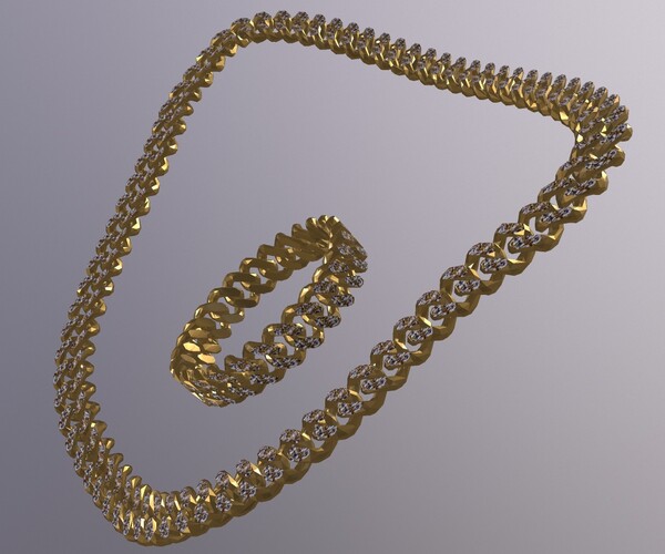 ArtStation - GOLD JEWELRY low-poly PBR | Game Assets