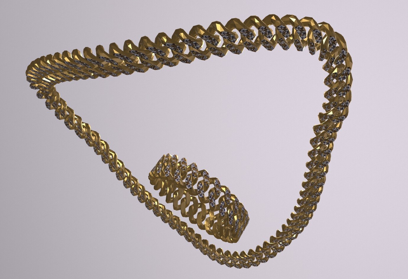ArtStation - GOLD JEWELRY low-poly PBR | Game Assets