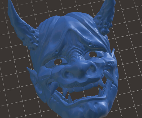 ArtStation - ONI mask 3D file | Resources