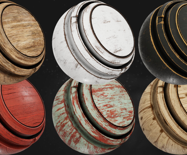 ArtStation - 30 Wood Smart Materials Vol.2 | Game Assets