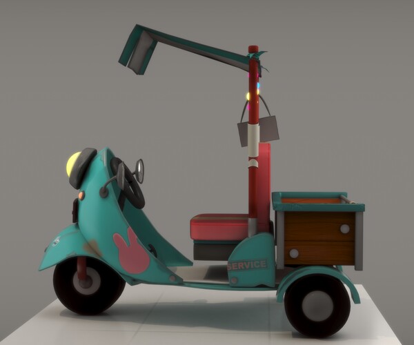 ArtStation - stylized tricycle | Resources