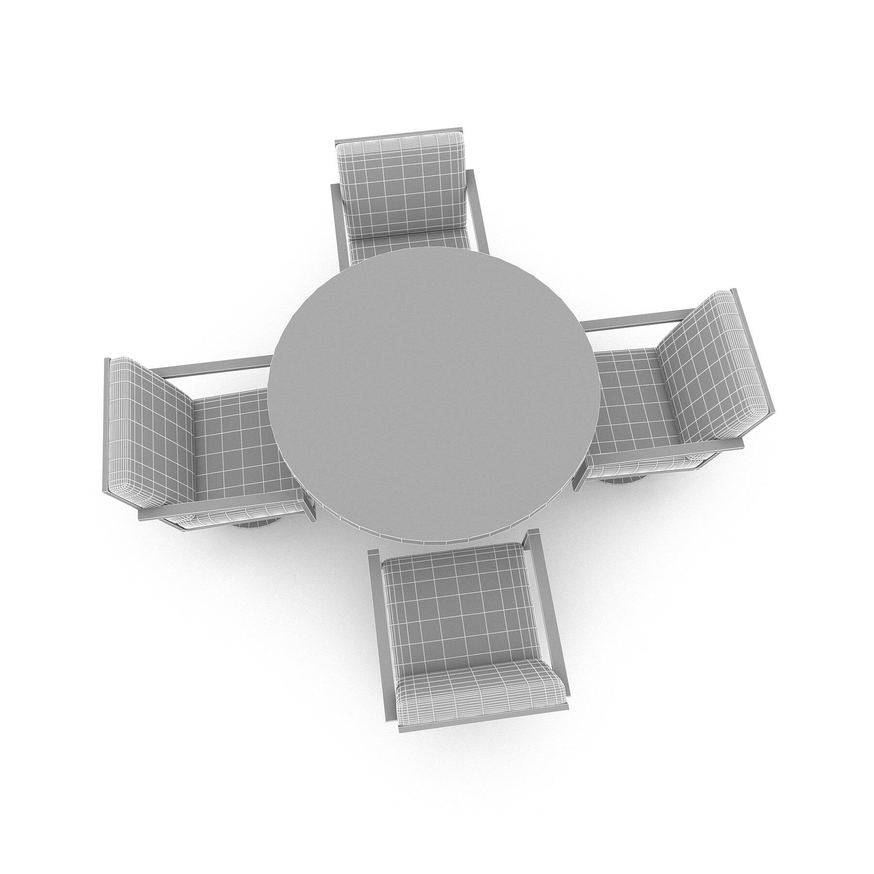 ArtStation - 3d wooden chair table 04 | Resources