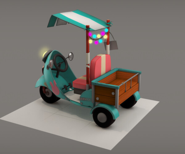 ArtStation - stylized tricycle | Resources