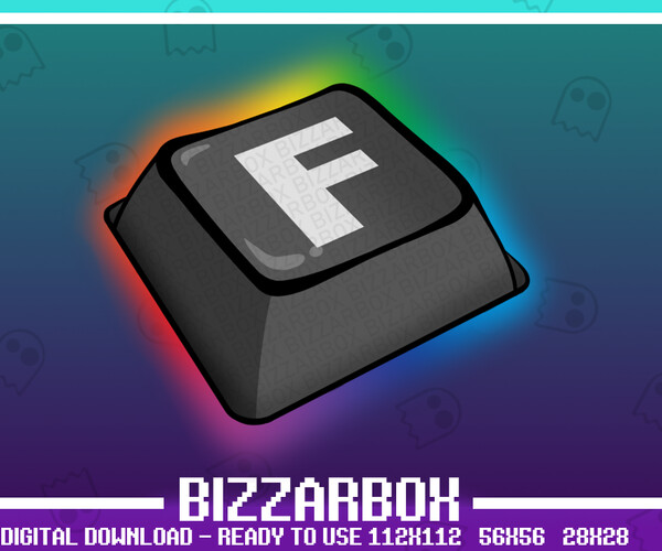 ArtStation - Twitch Emote: F Key | Artworks