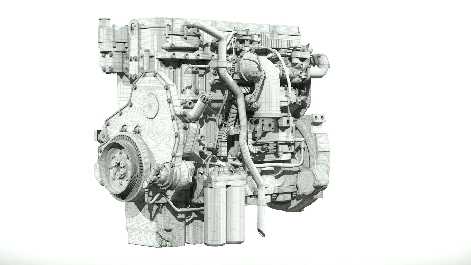 ArtStation - Truck Engine | Resources