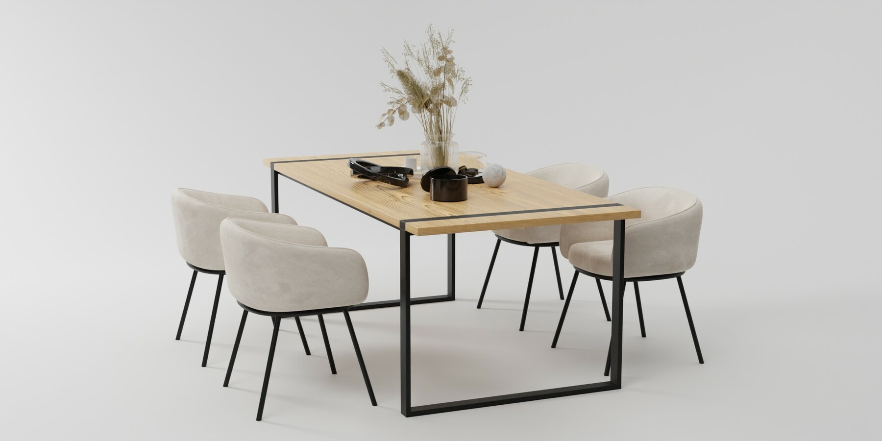 ArtStation - Dining Table Set | Game Assets