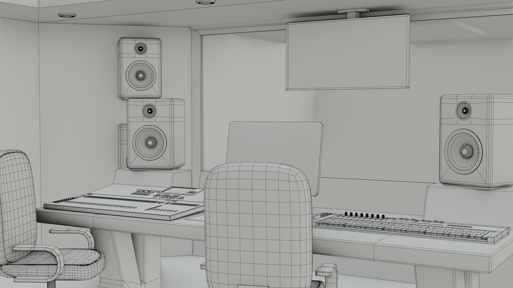 ArtStation - Recording Studio - Low Poly - Game Ready - PBR | Game Assets