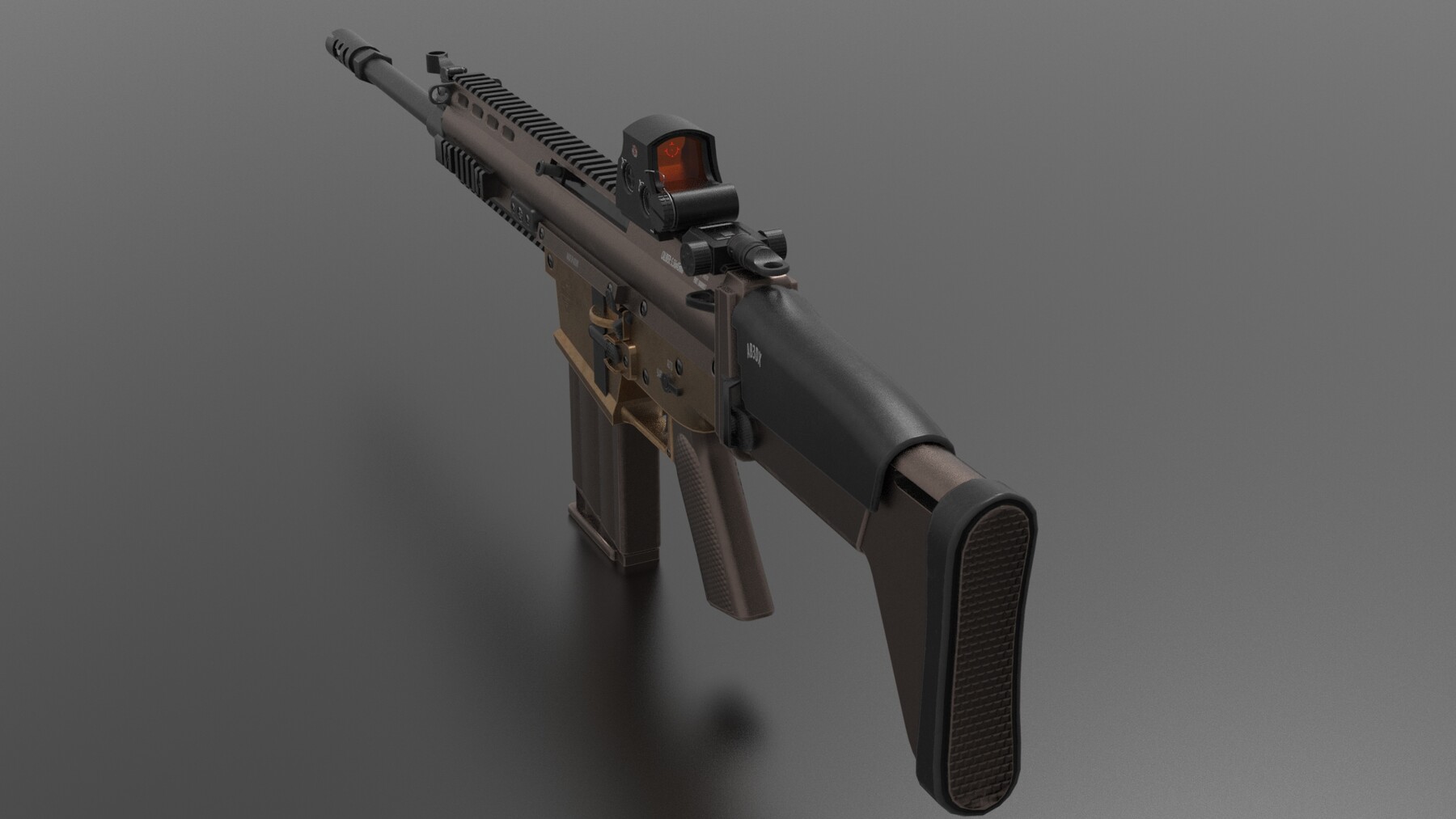 ArtStation - FN Scar Gun | Game Assets