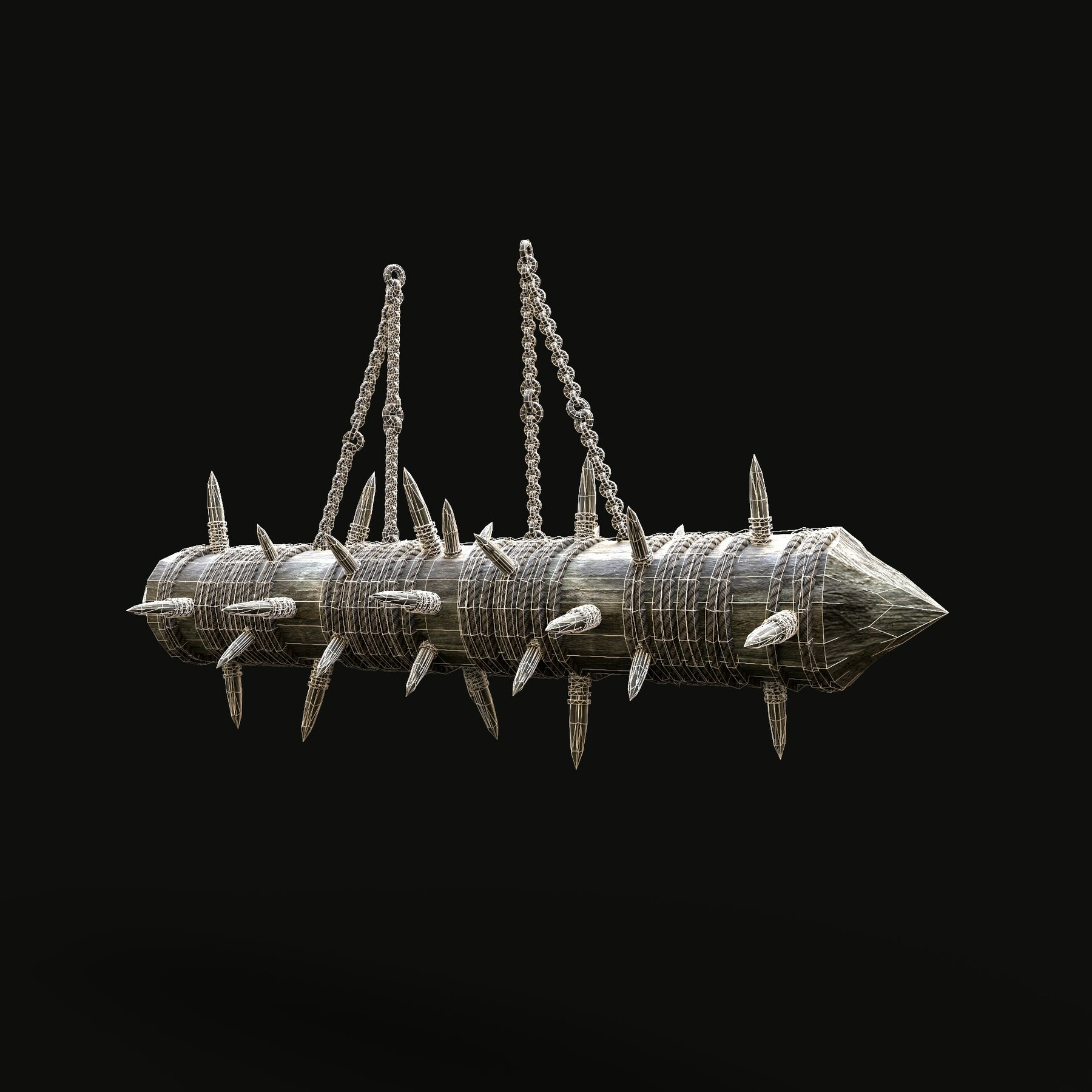 Enterables - JAGGED LOG PITFALL BOOBY TRAP HUNTER DEADFALL