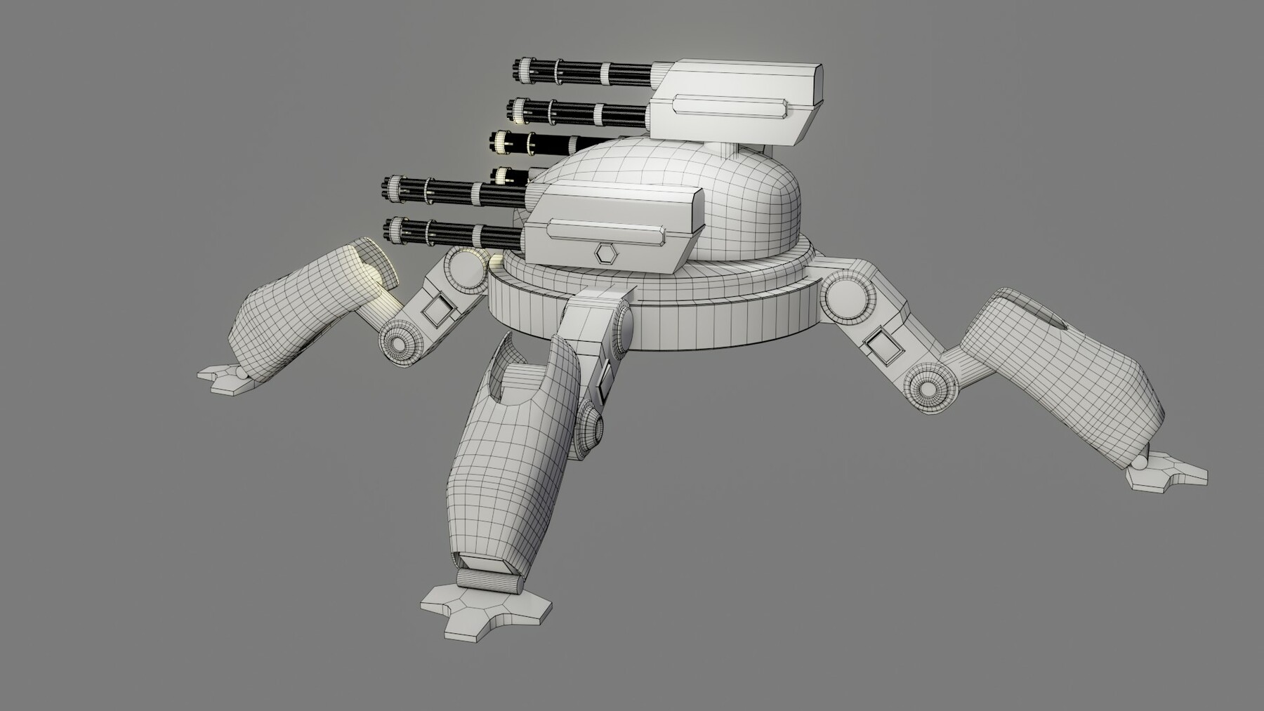 ArtStation - Sci Fi Quad Bot - Low Poly - Game Ready - PBR | Game Assets