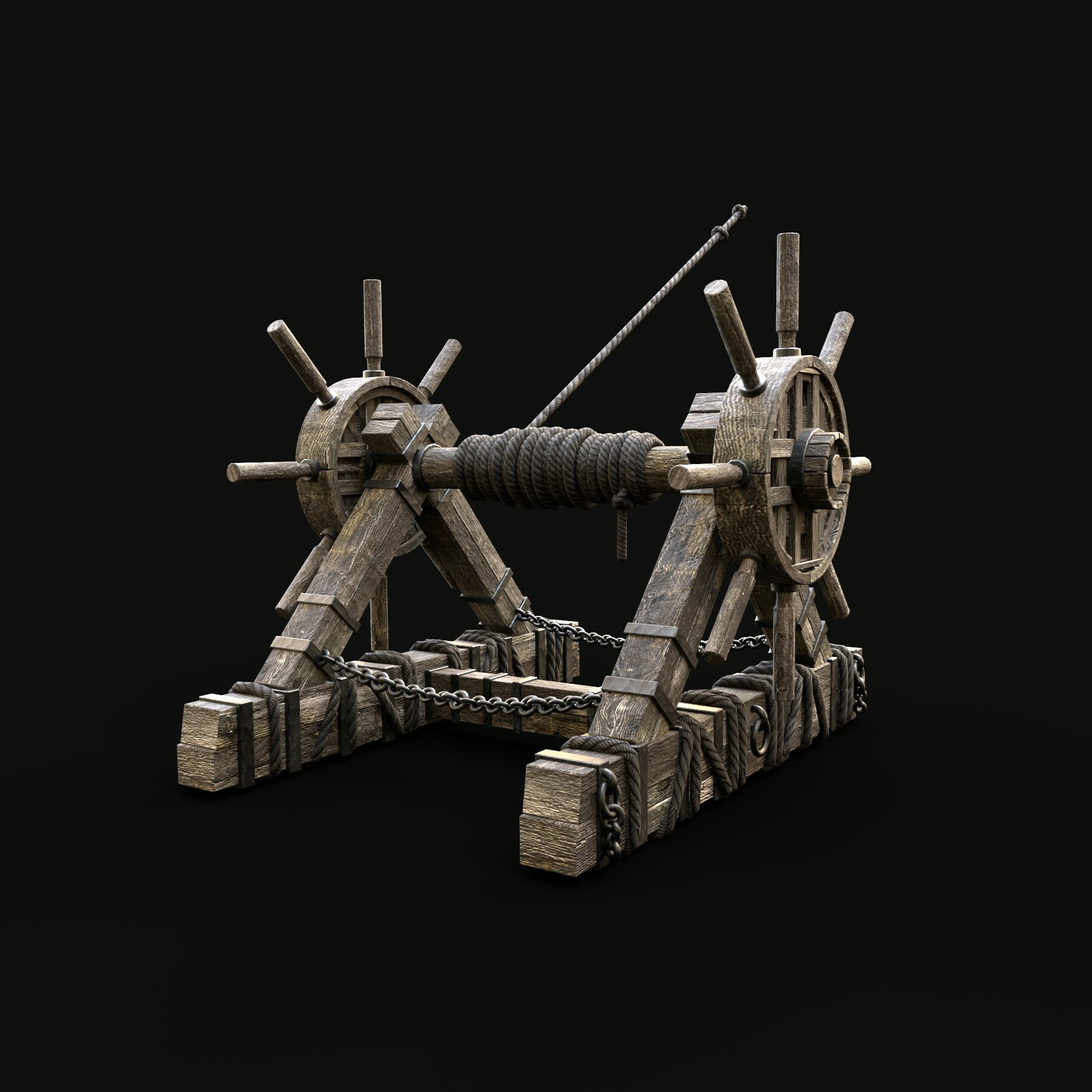 Enterables - ROPE WINCH WINDLASS TURNSTILE HOIST LIFT ELEVATOR RISER