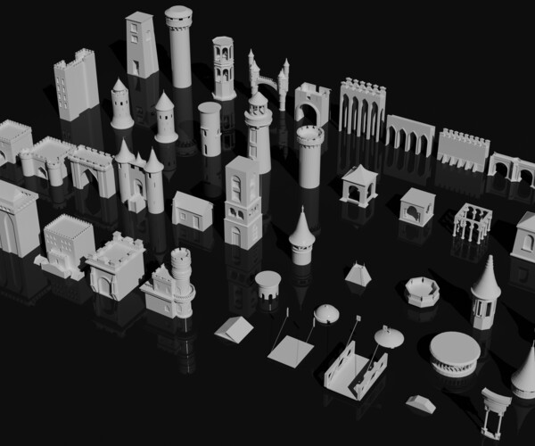 ArtStation - 50 KITBAHS Medieval Castle | Resources
