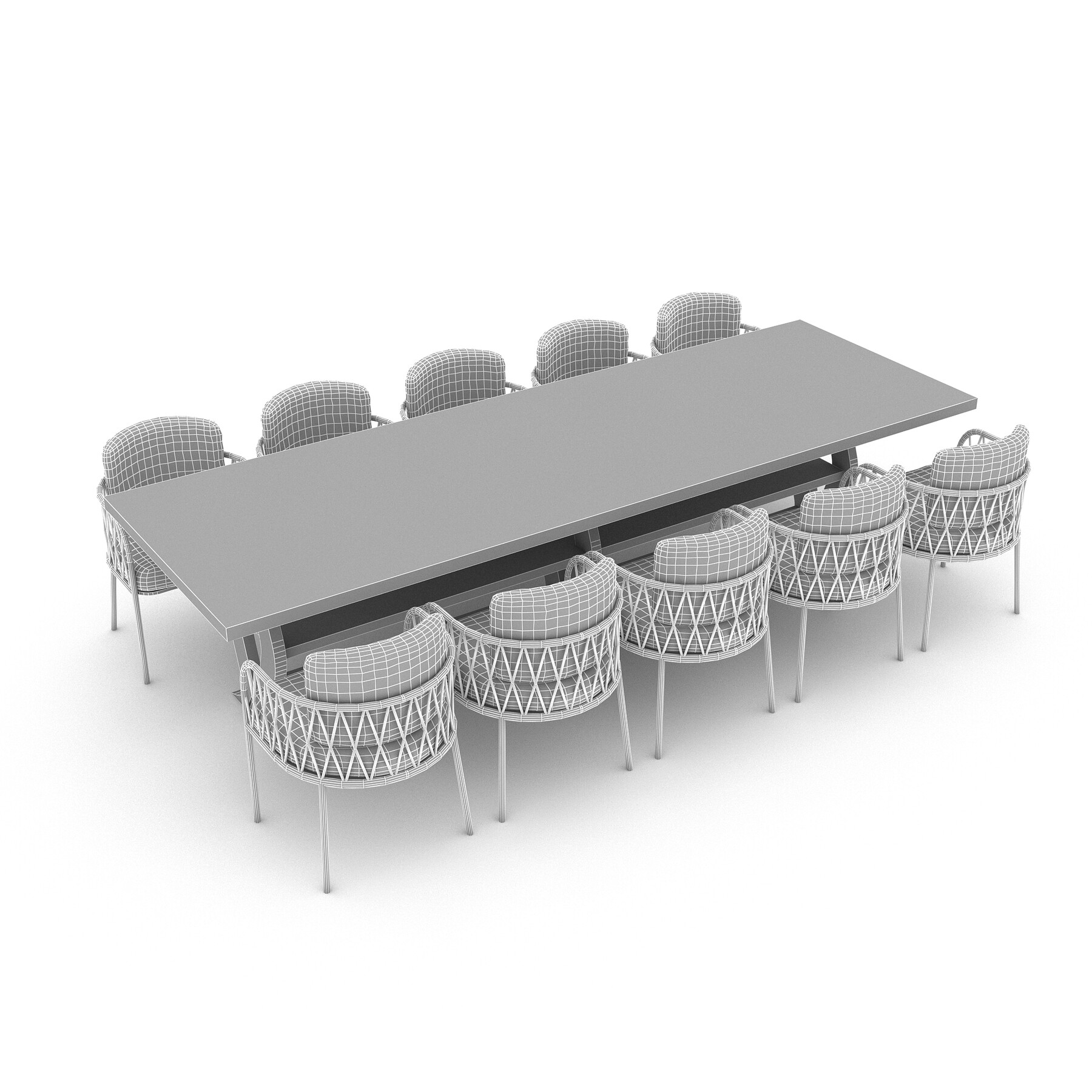 ArtStation - 3d modern dining table 01 | Resources